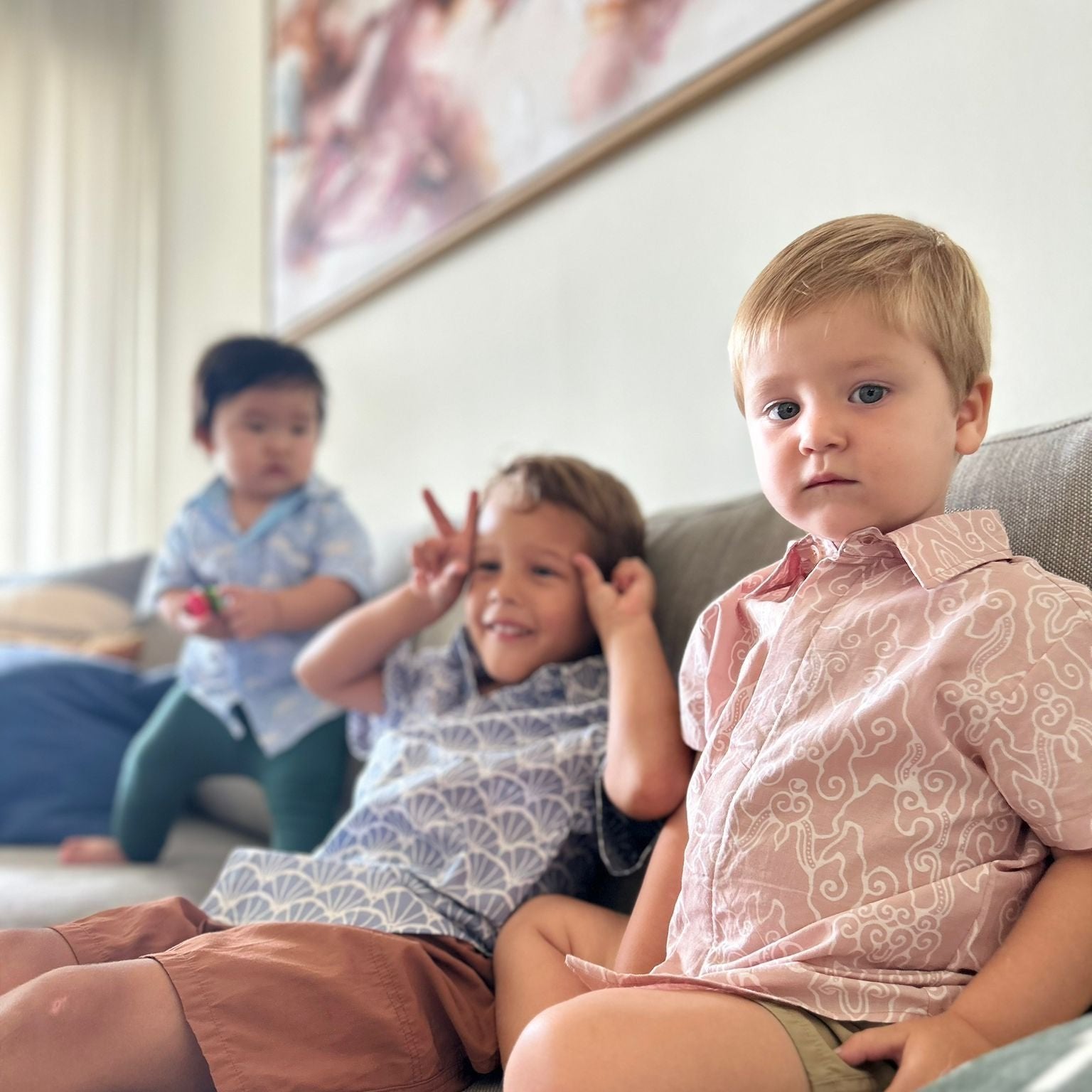 Boys Batik Shirts | Free Shipping over $50 - Dots and Dribble Batik